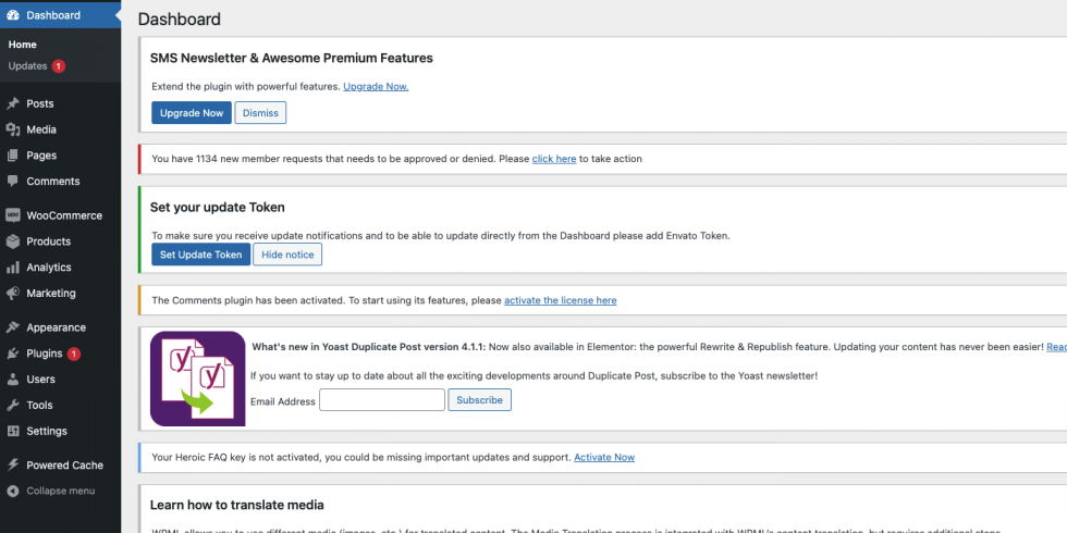 Unagi A New Way To Get Rid Of WordPress Nags HandyPlugins