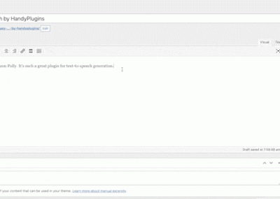 Easy Text-to-Speech for WordPress