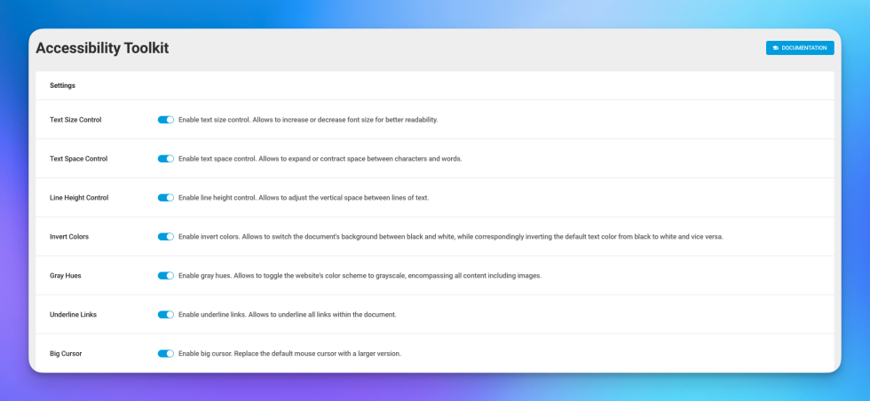 Accessibility Toolkit – WordPress Accessibility Companion